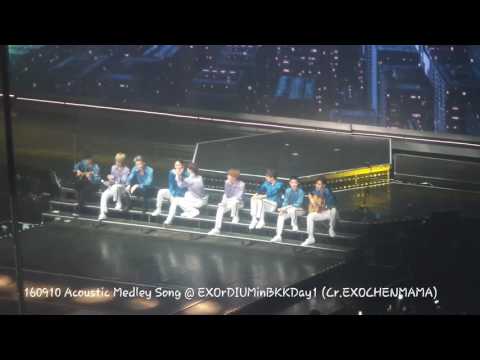 [Fancam] 160910 Acoustic Medley Song @ EXOrDIUMinBKKDay1