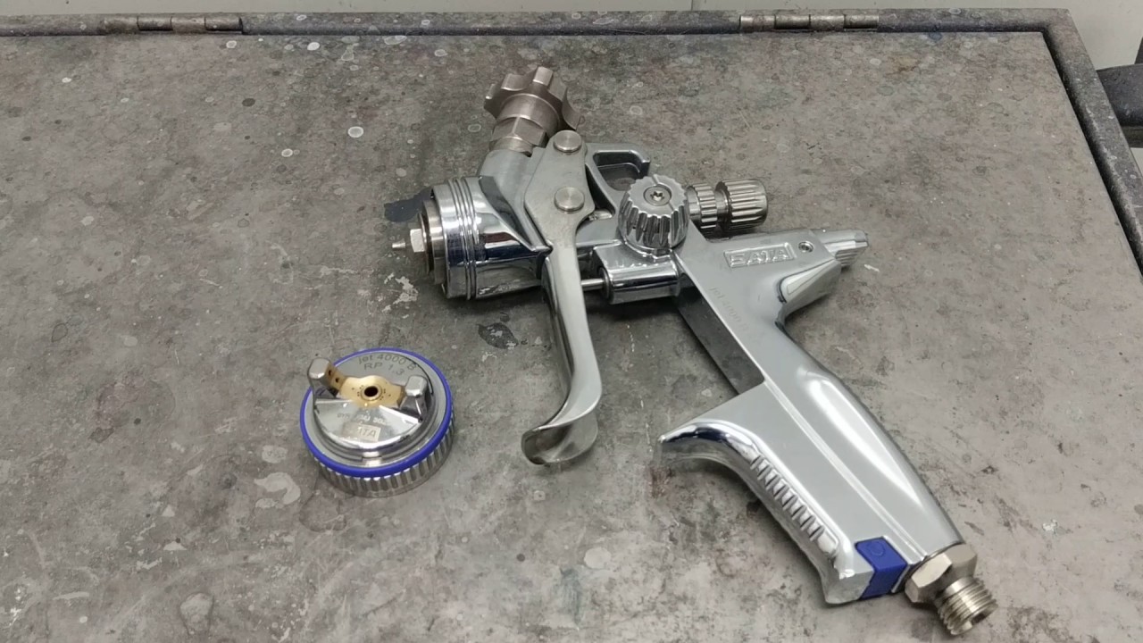 Spray gun tour #5 Sata 4000 B RP 1.3 - YouTube