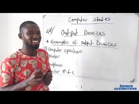 Basic 1, Computer Studies. Examples of Output Devices - YouTube