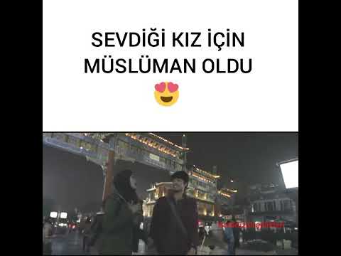 Sevdiği kız için müslüman oldu❤