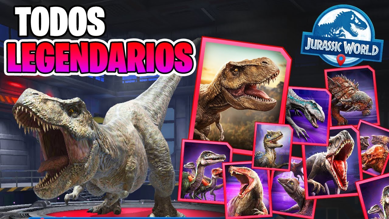 CONSIGUE a REXY, INDOMINUS, ALLORAPTOR y MÁS LEGENDARIOS Jurassic World ...