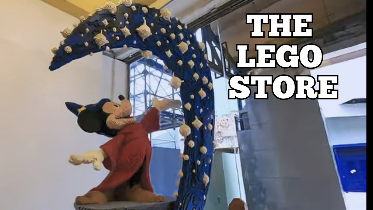 The LEGO Store in Disney Village at Disneyland Paris FULL TOUR July ...