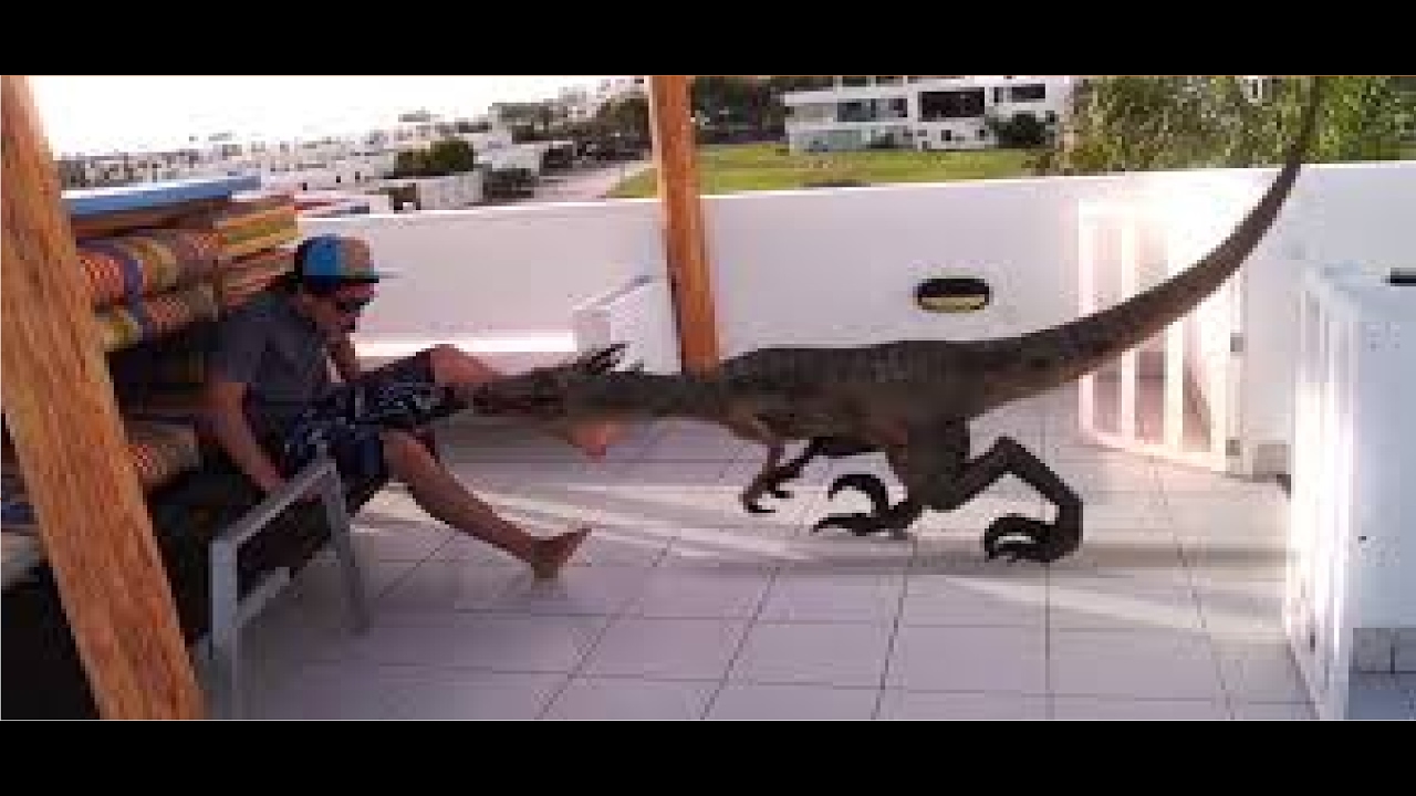 REAL DINOSAUR ATTACK CAUGHT ON FILM!!!!! - YouTube