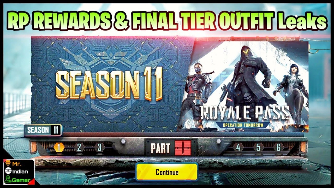 PUBG MOBILE SEASON 11 RP REWARD & TIER OUTFIT FINAL LEAKS SEASON11 ...
