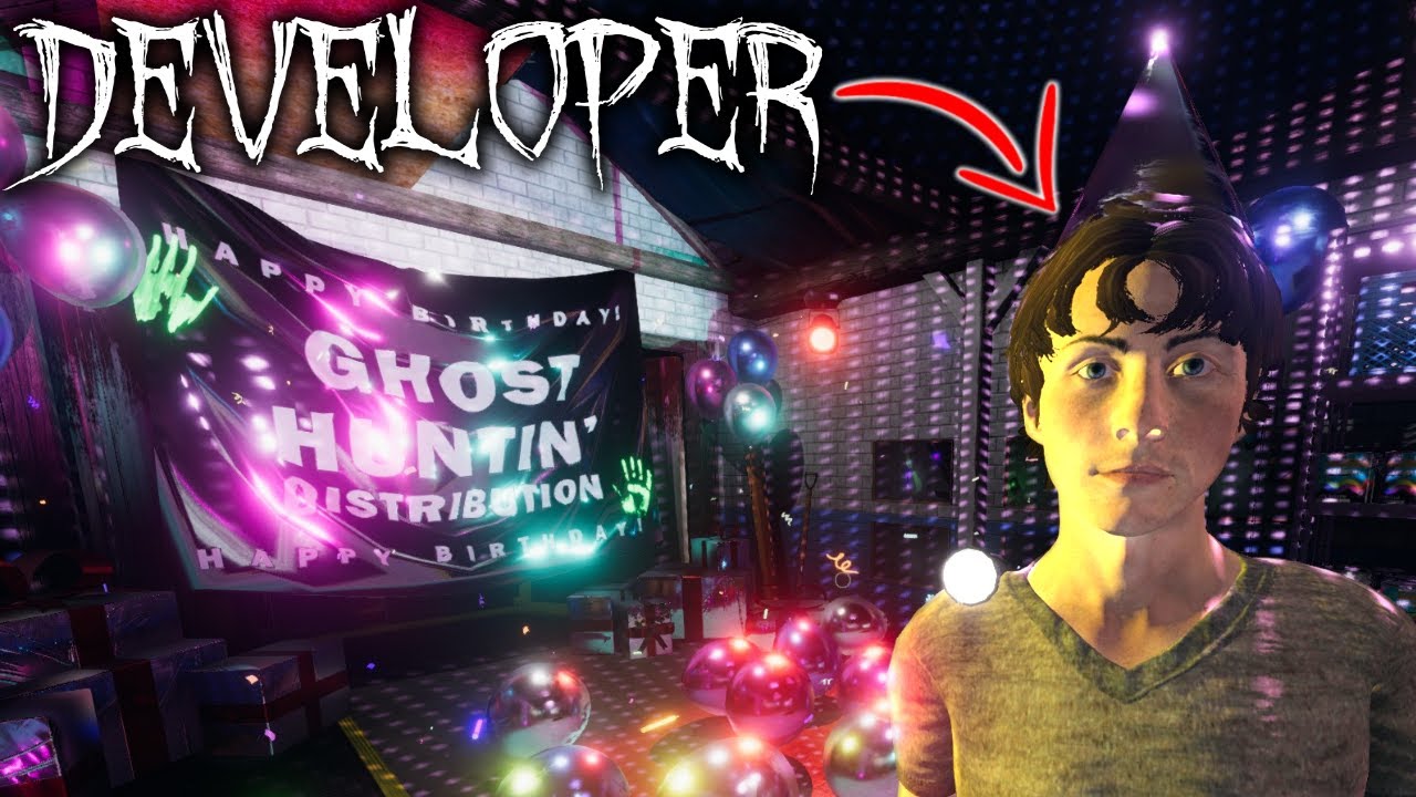 Playing with the Developer of Phasmophobia! - 1 Year Anniversary Update ...