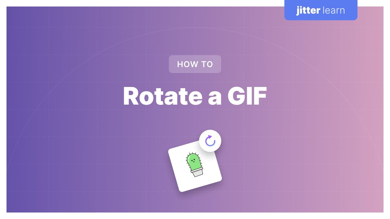 How to rotate a GIF - YouTube