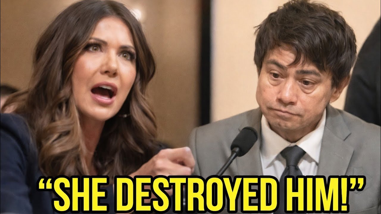 You WON'T Believe How Kristi Noem SHUTS DOWN Shri Thanedar-The Room ...