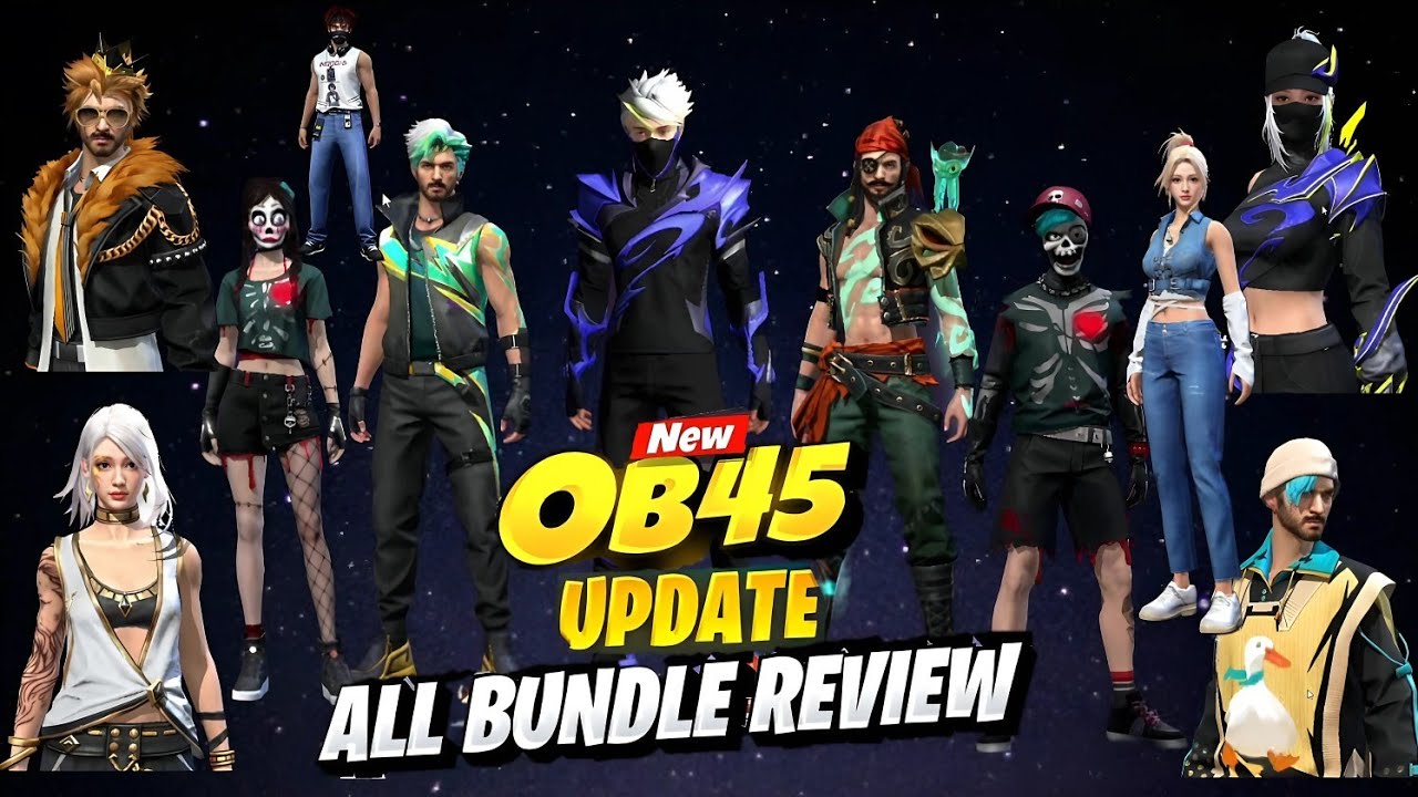 Ob45 Update All Bundles In Free Fire 2024 | Upcoming Bundle In Free ...