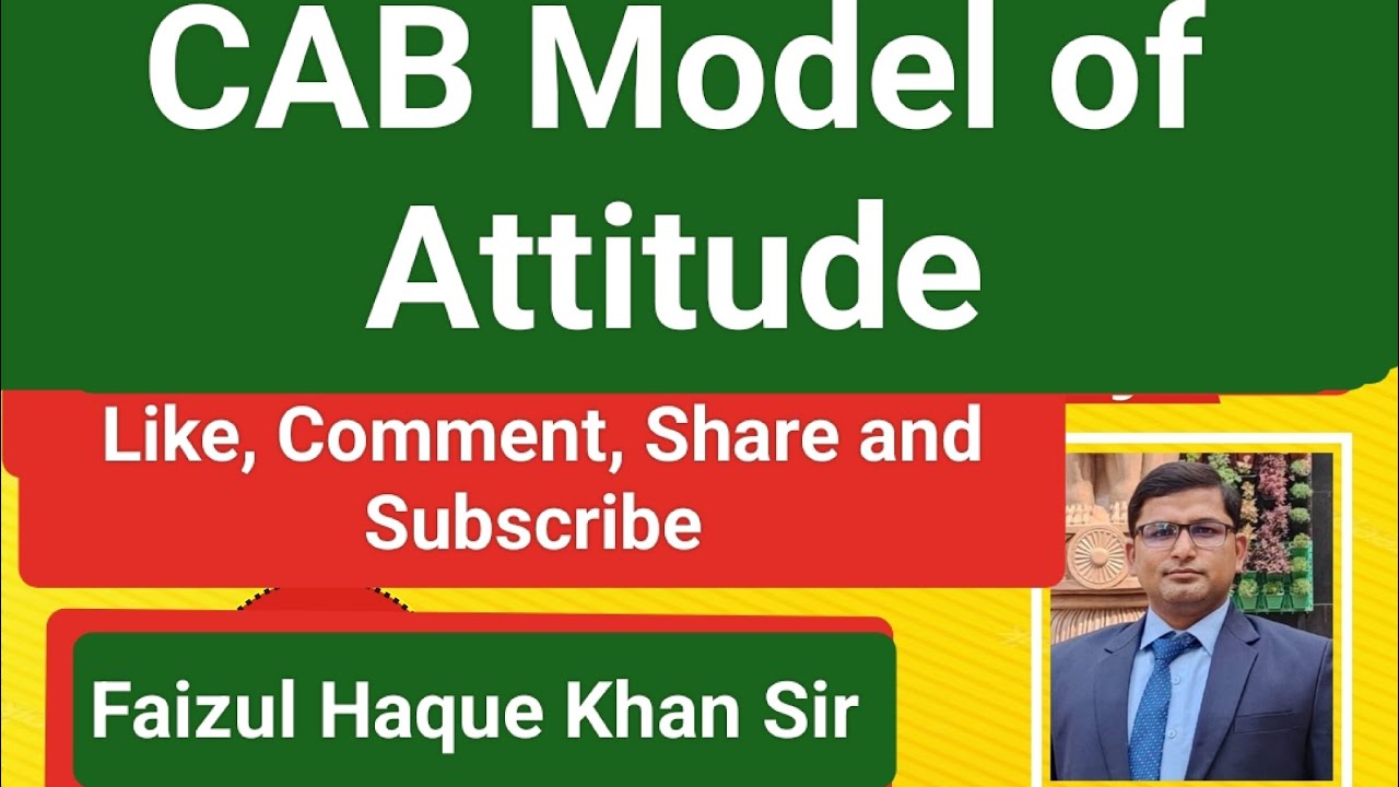 CAB Model of Attitude by Faizul Haque Khan Sir - YouTube