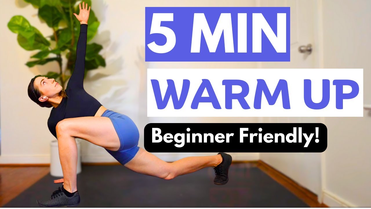 5 MIN FULL BODY WARM UP FOR BEGINNERS (No Jumping) - YouTube