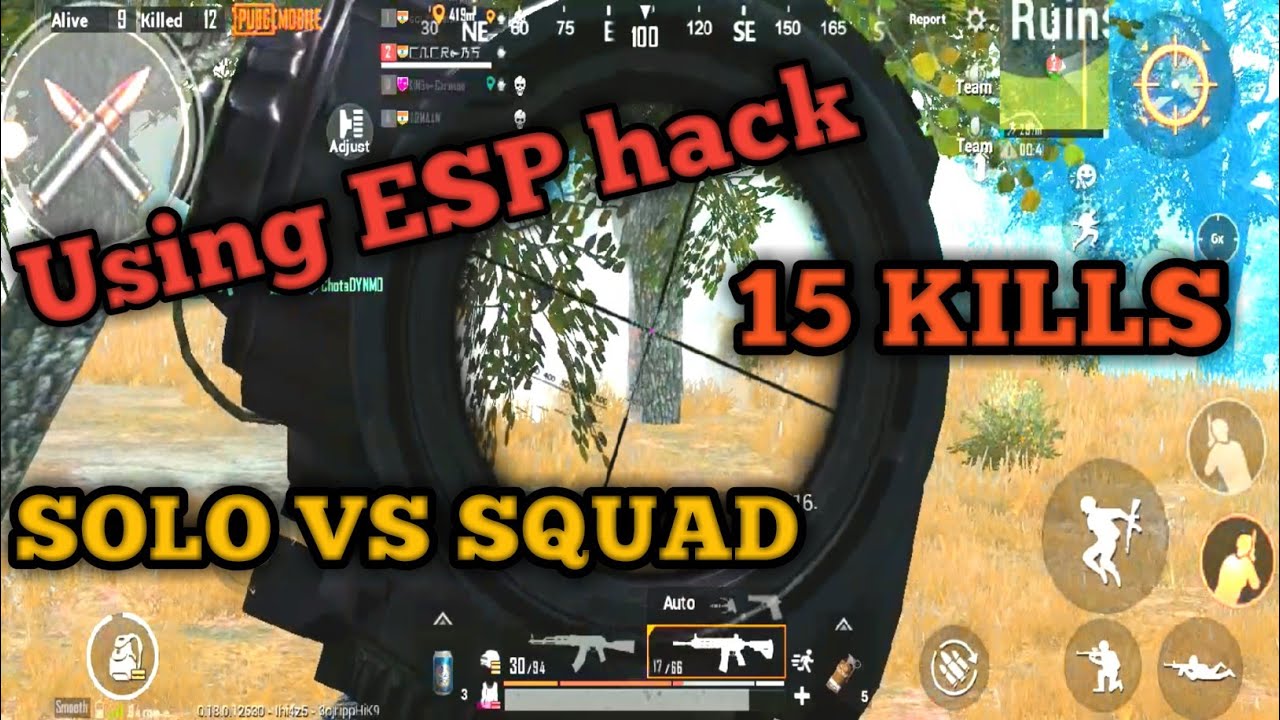 Using ESP hacks? || Solo vs Squad || 15KILLS || Ace tier lobby - YouTube