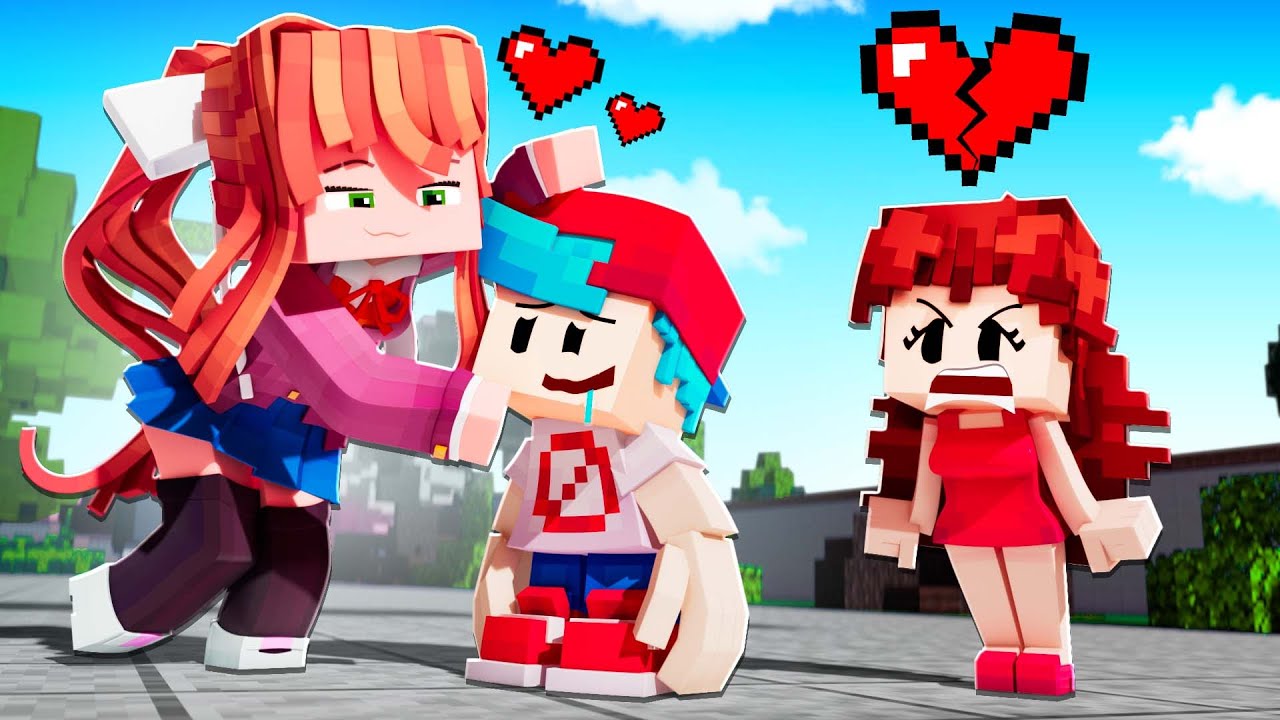 MONIKA vs BOYFRIEND!? Friday Night Funkin' and Doki Doki - Animation ...