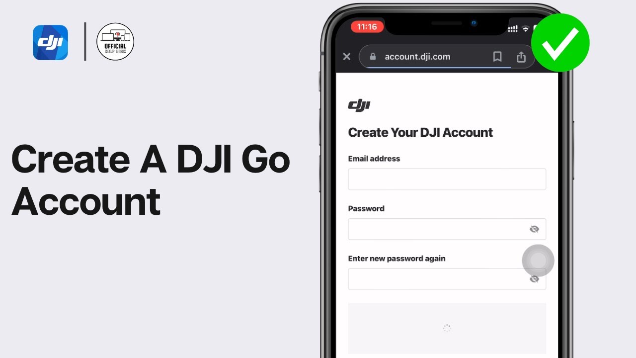 How To Create A DJI Go Account 2024 (QUICK GUIDE) - YouTube