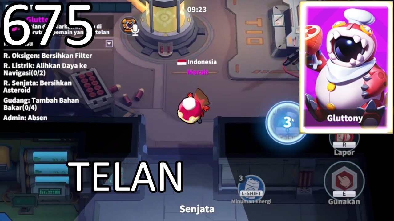 TELAN - Super Sus | Role : Gluttony (Indonesian gameplay) #675 - YouTube