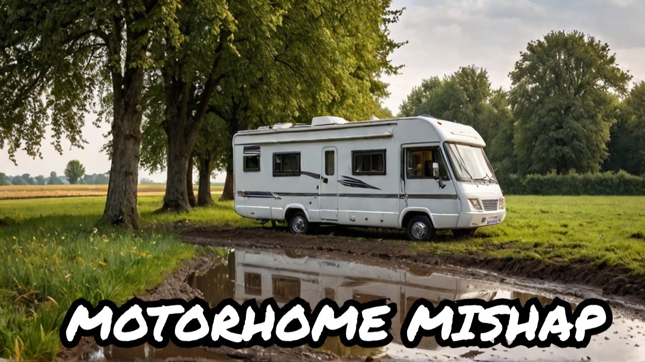 Stuck in the Mud: Our Motorhome Rescue Adventure in France! - YouTube