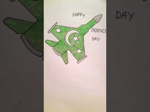 Happy Defence Day/How to Draw Pakistan Defence Day drawing Step by Step ...