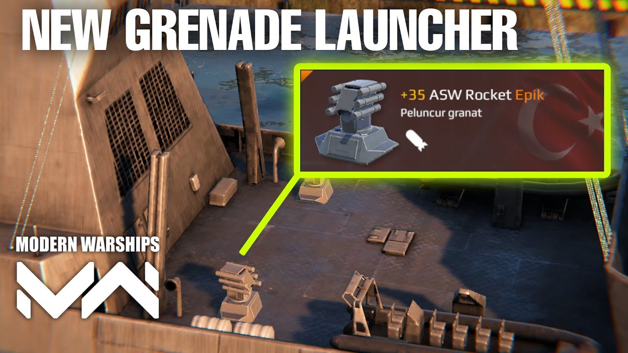 ASW ROCKET - New Grenade Launcher Battlepass - Modern Warships Alpha ...