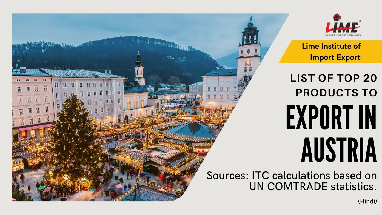 Top 20 Products to Export in Austria from India | Best Opportunities in ...