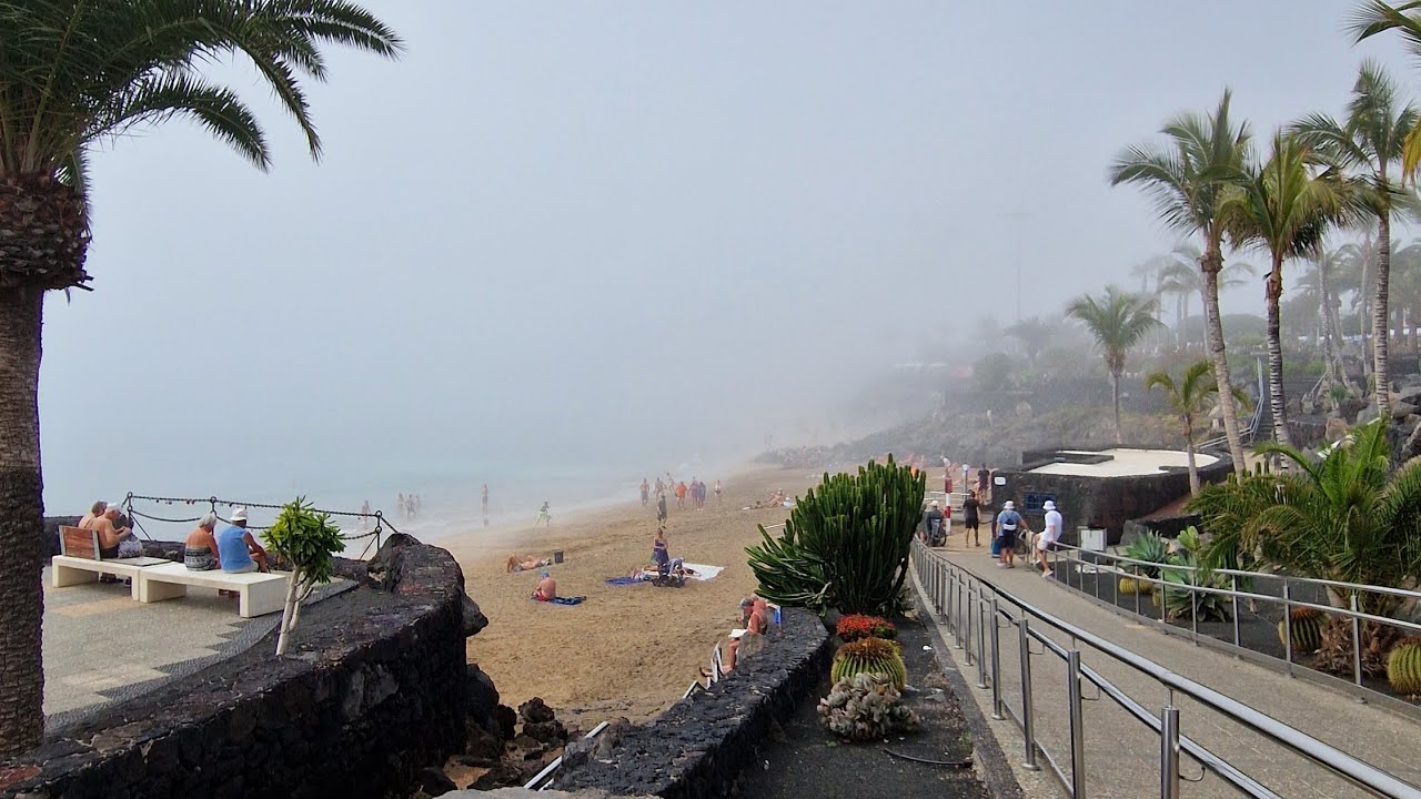 LANZAROTE SPAIN - SHOCKING WEATHER today Must SEE! - YouTube