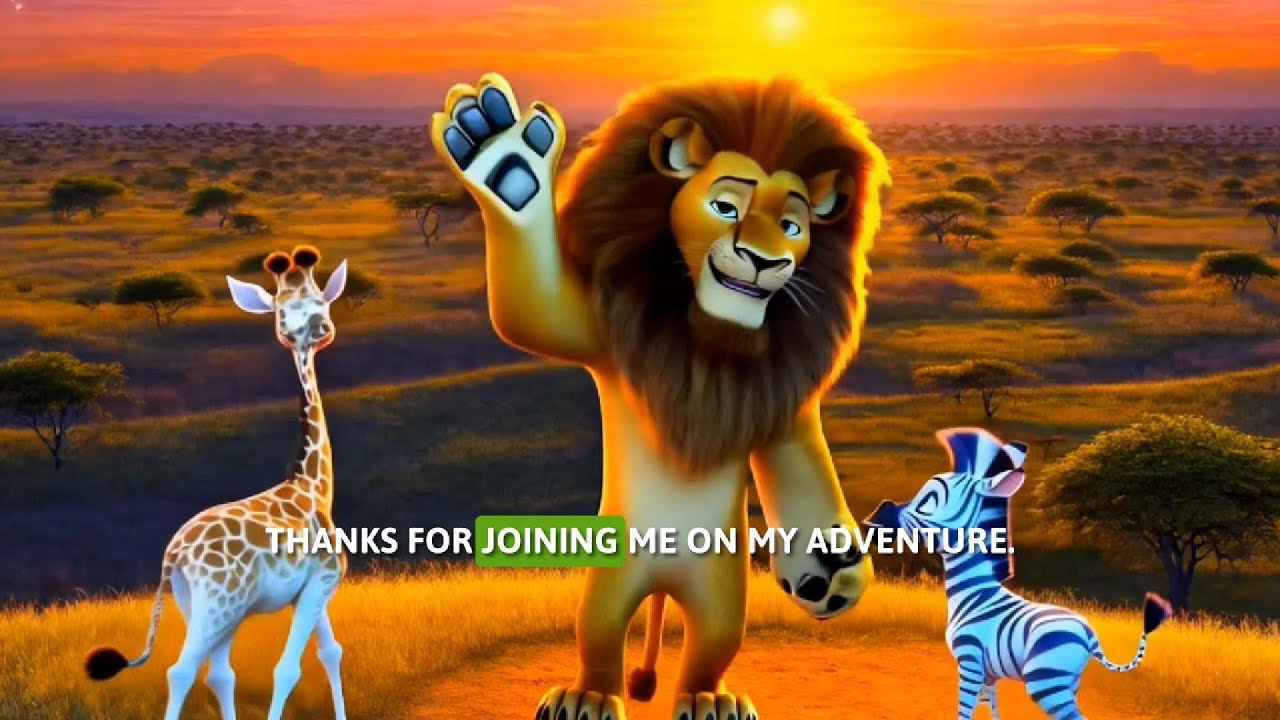 Leo the Lion's Big Adventure | Fun Animated Story for Kids - YouTube