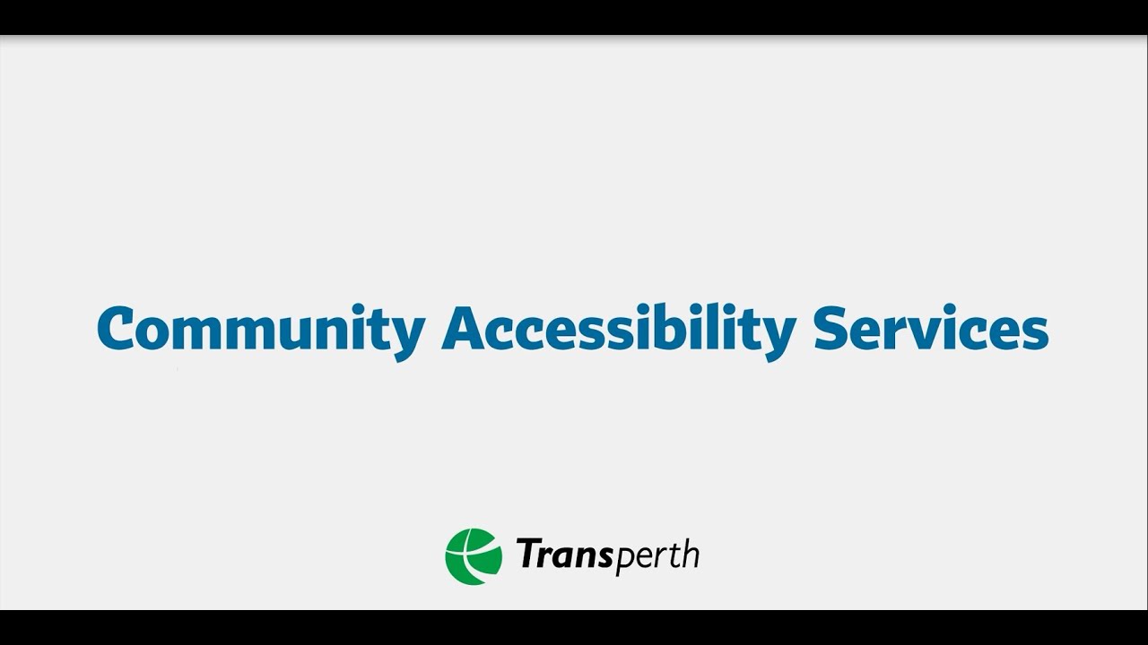 Community Accessibility Services - YouTube