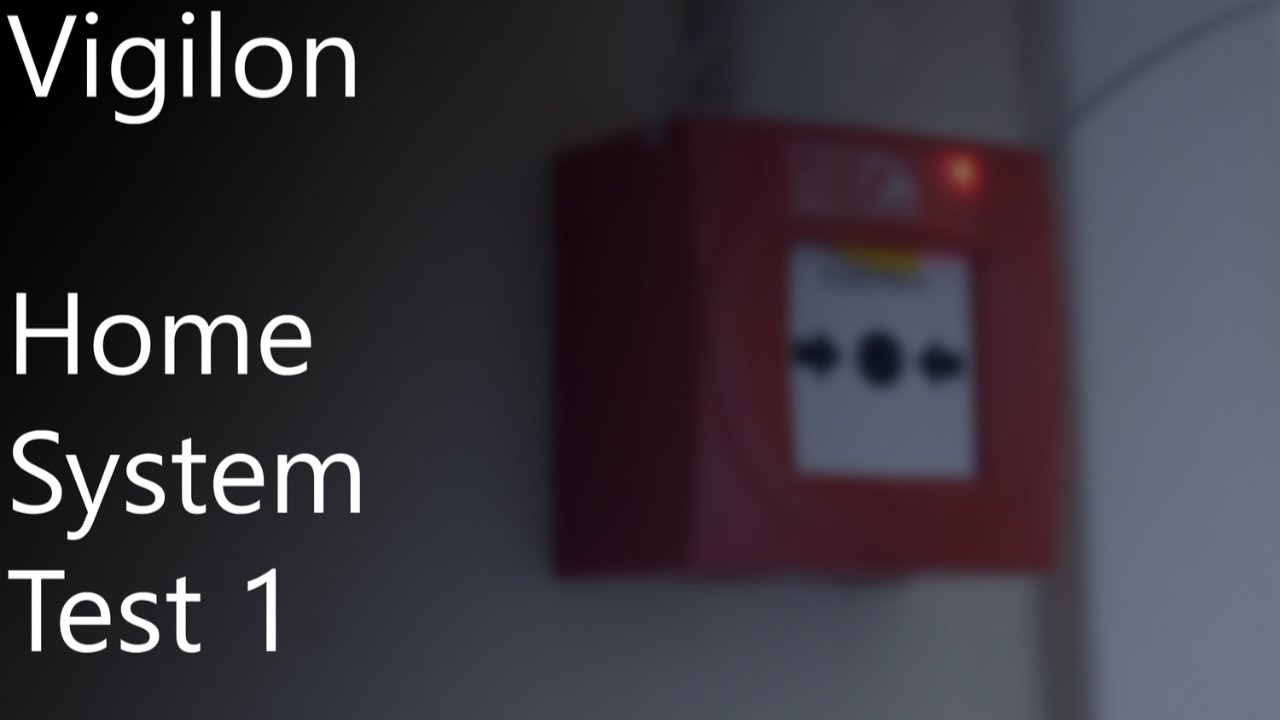 GENT Vigilon Home Fire Alarm - System Test 1 - YouTube
