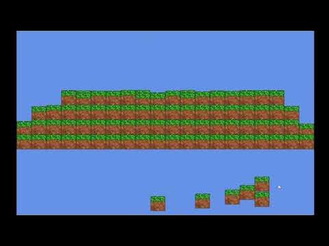 Minecraft like 2D plateformer (devlog) [C#/monogame] - YouTube