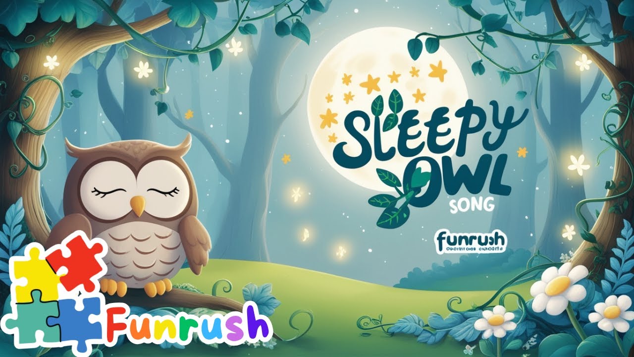 Sleepy Owl Lullaby🦉🌙🛏️💤 🎶| Funrush Bedtime Lullabies and Soothing Songs ...