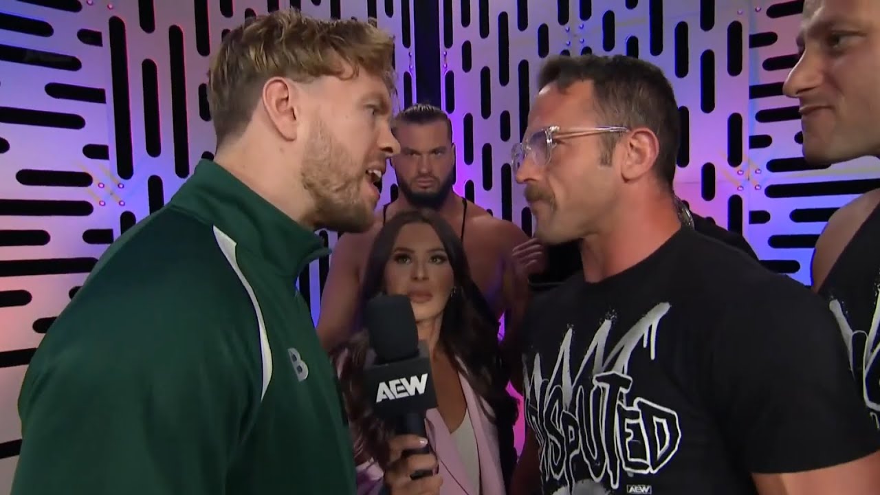 Will Ospreay, Roderick Strong face to face interview AEW Dynamite May ...