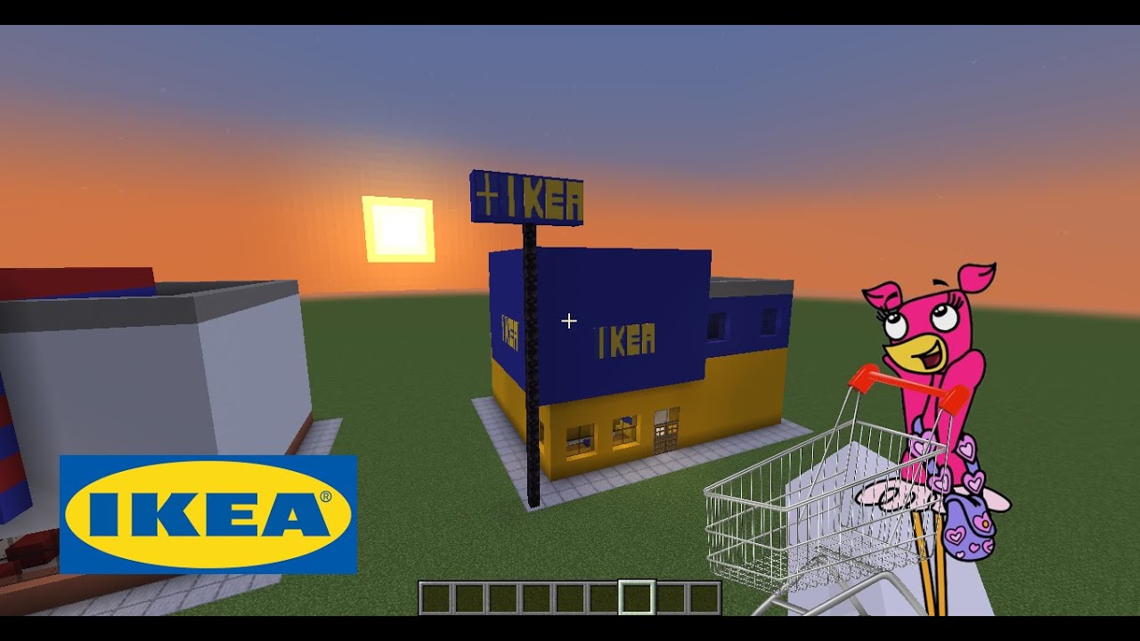 Minecraft Tutorial: How To Build A Ikea (2021 City Build) - YouTube