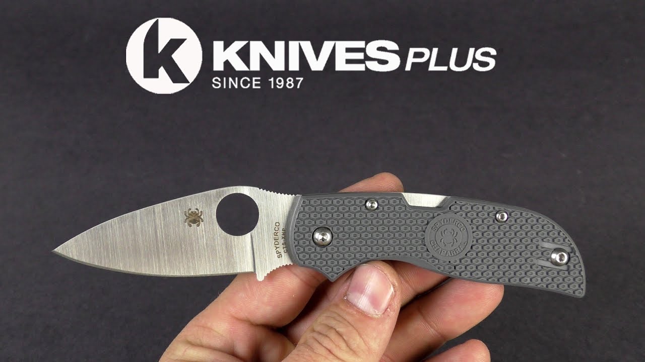 Spyderco C152PGY Chaparral Lightweight "Walk-Around" - Knives Plus ...