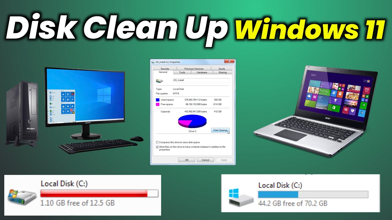 Disk Cleanup Windows 11 | How To Run Disk Cleanup On Windows 11 - YouTube