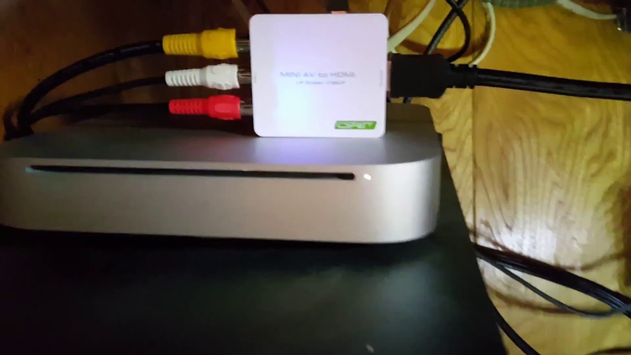 RCA to HDMI Converter for newer TVs without RCA inputs - YouTube