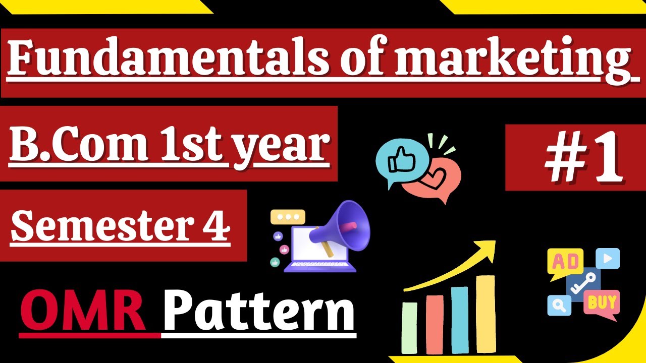 MCQ's of Fundamentals of marketing| semester 4| OMR Pattern Part 1 ...