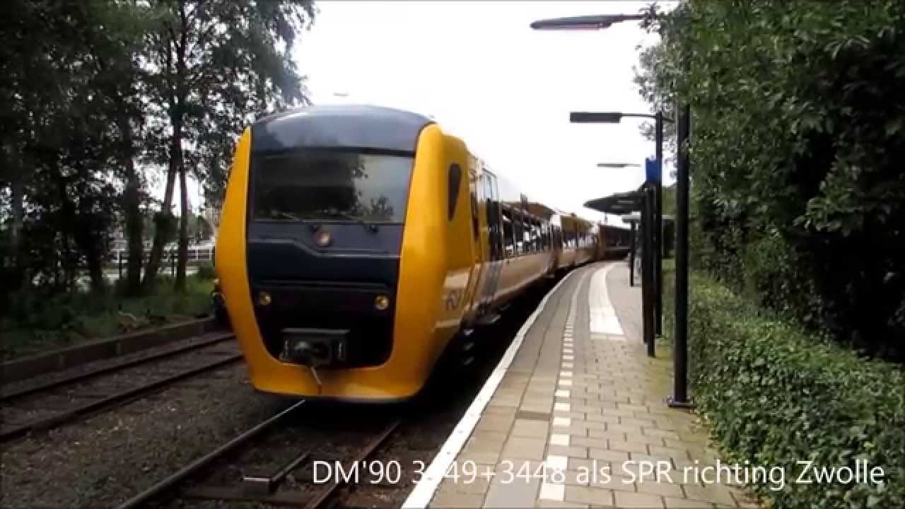 NS DM'90 / Buffel richting Zwolle vanuit Kampen! - YouTube