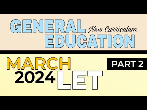 Gen Ed | March 2024 LET | PART 2 - YouTube
