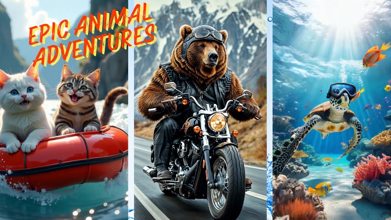 Wild Thrills: Amazing Animals Take on Extreme Adventures! - YouTube