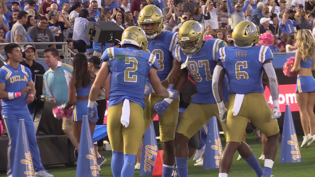 ASU vs UCLA highlights as Joshua Kelly scores four TDs, leads Bruins to ...