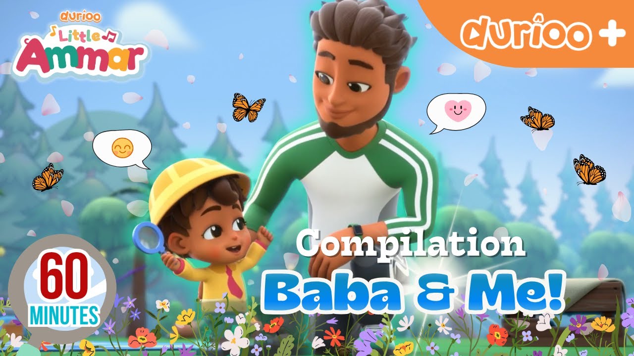 💛 Little Ammar 🎬 Baba and Me! 60 Minutes Compilation | Durioo+ - YouTube