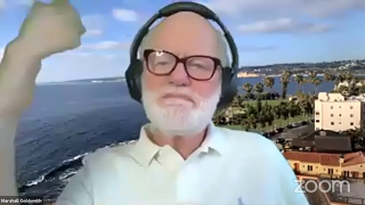 Dr Marshall Goldsmith in conversation with Ms Anu Oza on Courage and ...