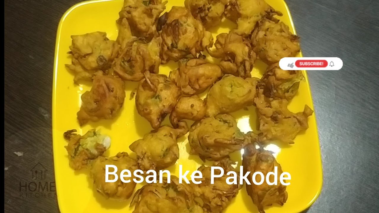 Besan Ke Pakode Kaise Banayen || Besan Ke Pakode Ki Recipe || Besan Ke ...
