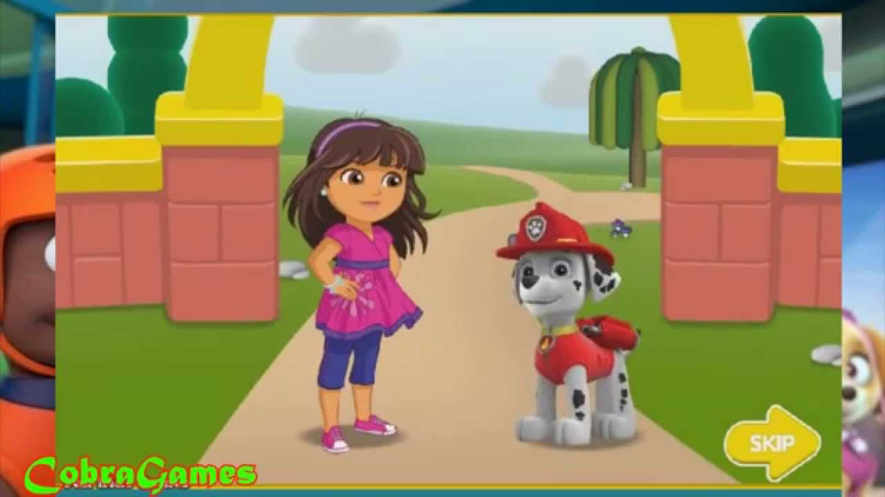 Nick Jr Puppy Playground - Dora the Explorer PAW Patrol Bubble Guppies ...