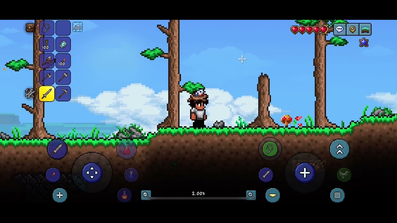 Terraria mobile controls tutorial - YouTube