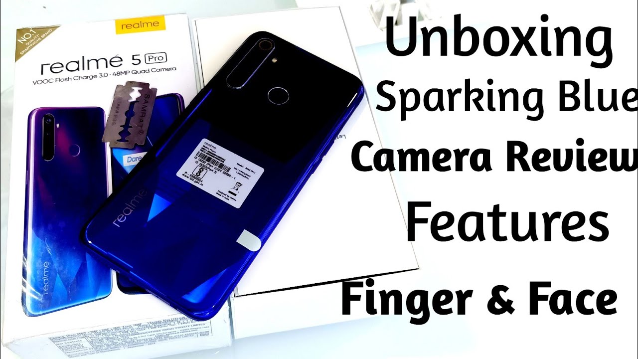 Realme 5 Pro Sparking Blue Unboxing & Review !! Camera Review ...