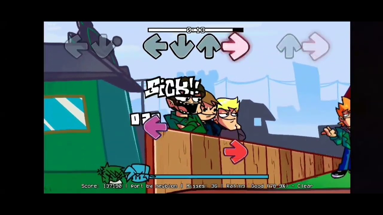 fnf mod edd+hank+unluaded android gama baja-media apk - YouTube