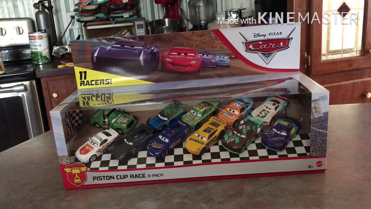 Disney cars 11 racer pack - YouTube