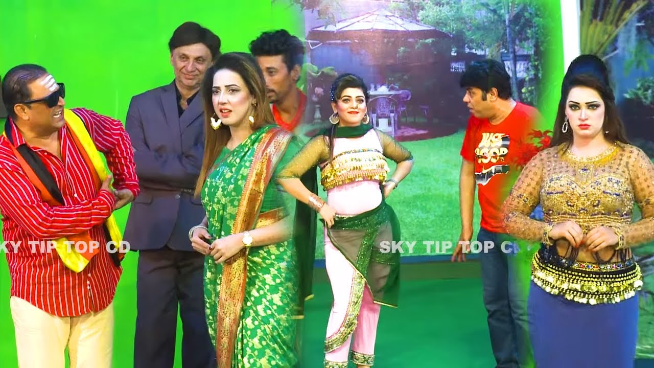 Mehak Noor with Naseem Vicky and Honey Albela | Stage Drama Haar Gayee ...