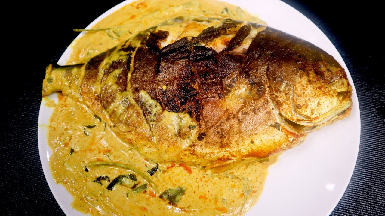 Fish Nirvana Recipe | Fish fry with coconut milk gravy - YouTube