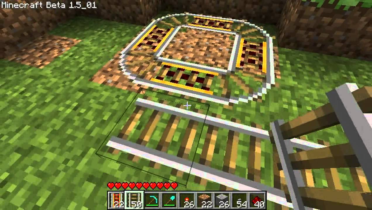 How to make a Minecart Station using Powered Rails - YouTube