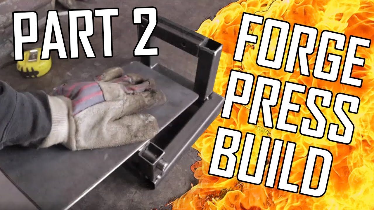 Hydraulic Forge Press Build (part 2) the foot pedal - YouTube